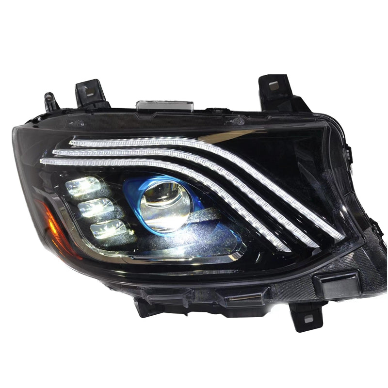 Maybach style projector lens LED headlights for Mercedes-Benz Sprinter ...